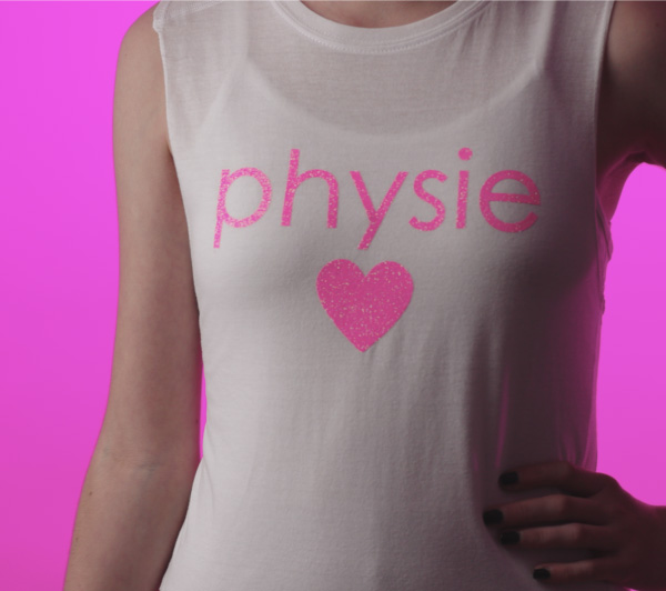 PHYSIE Online Shop : White Unisex Muscle Tee XL
